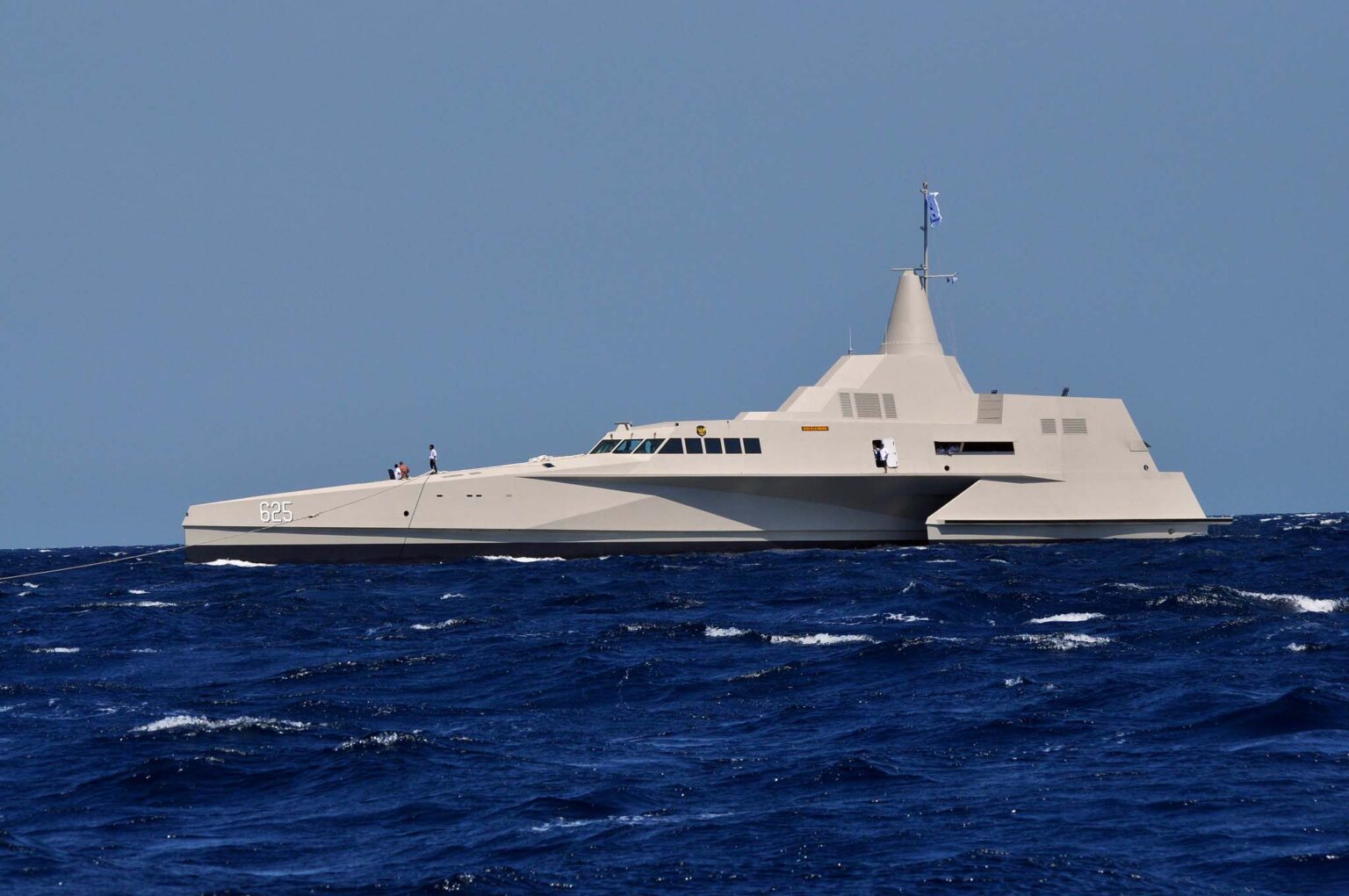 Stealth Trimaran Fast Attack Craft for Indonesian Navy - Marine Jet Power