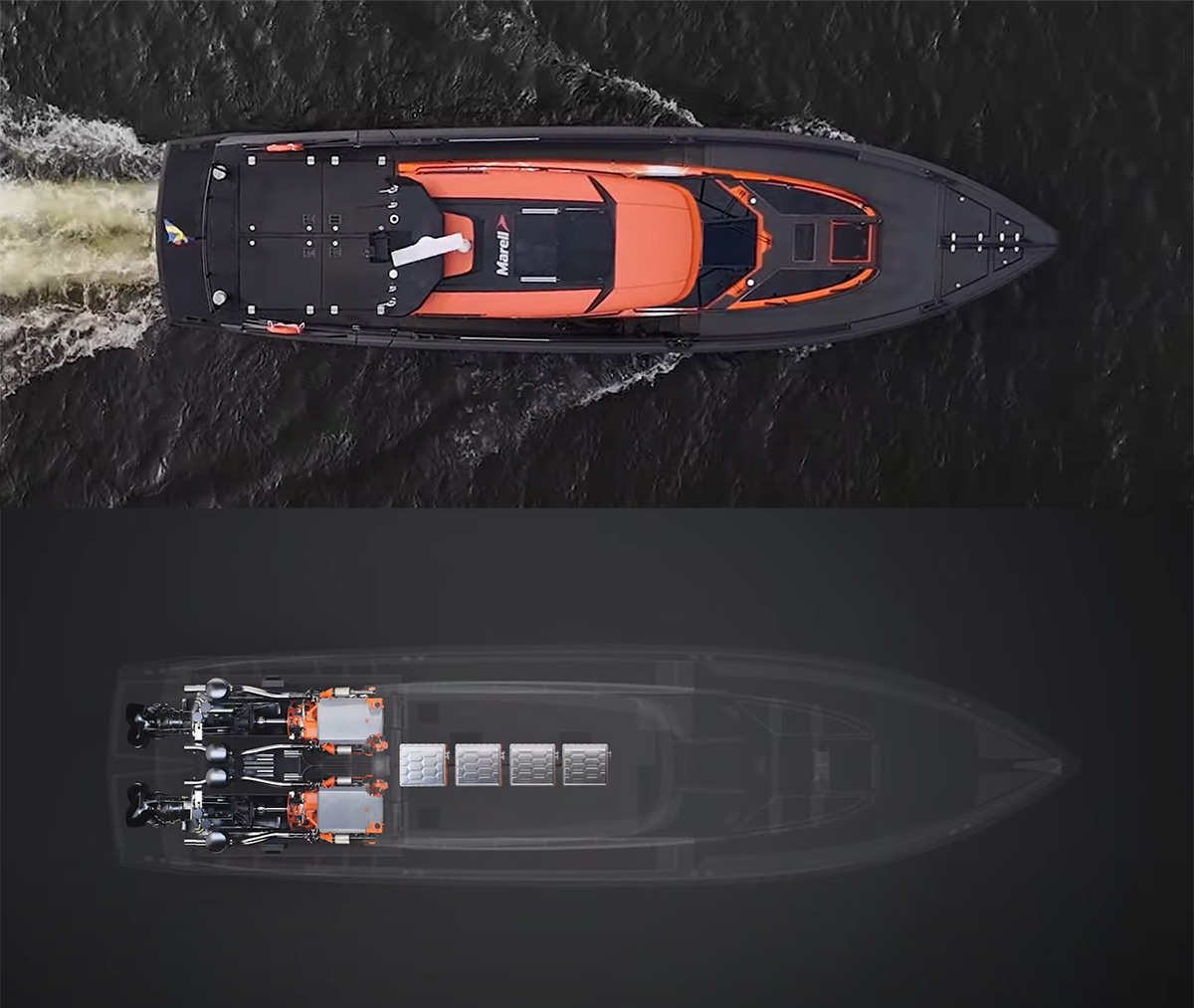Marell M17 Hybrid Electric Interceptor - Marine Jet Power
